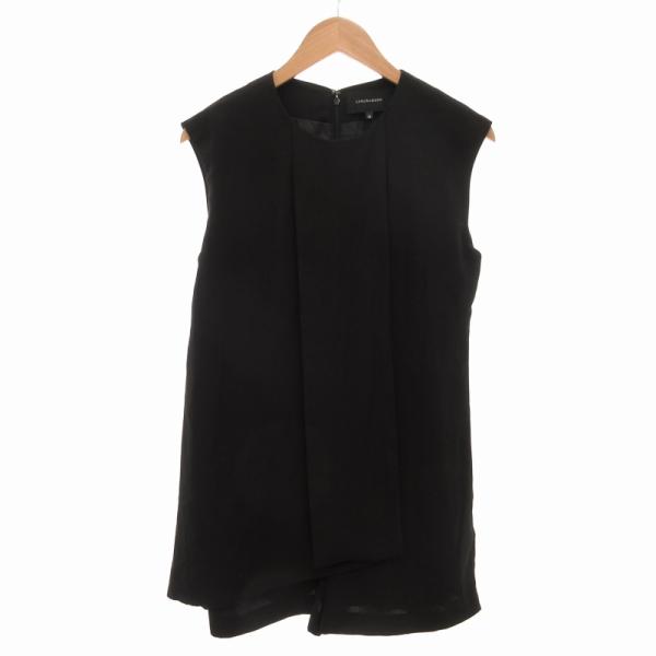 ラグナムーン LagunaMoon オールインワン ショート ノースリーブ M 黒 ブラック ■MG /TZ レディース【ブランド】ラグナムーン LagunaMoon【表記サイズ】M【実寸サイズ】肩幅：約43cm　身幅：約45cm　袖丈：-...