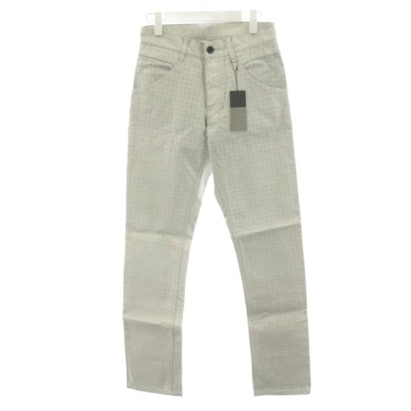 未使用品 オーレット OURET 16SS パンツ ボタンフライ 総柄 コットン 1 ライトグレー OR161-1162 /AN51 メンズ【ブランド】オーレット OURET【表記サイズ】1【実寸サイズ】ウエスト：約70cm　もも幅：約25...