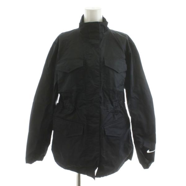 ナイキ NIKE ジャケット M 黒 ブラック /AN34 ■MA レディース【ブランド】ナイキ NIKE【表記サイズ】M【実寸サイズ】肩幅：約41cm　身幅：約47cm　着丈：約68cm　袖丈：約60cm　　【素材】コットン　ポリエステル...