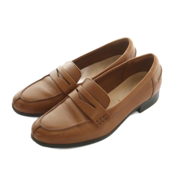 クラークス clarks Hamble Loafer ローファー レザー UK5 US7.5 24.0cm 茶 /MI ■MA レディース【ブランド】クラークス clarks【表記サイズ】UK5 US7.5 24.0cm 【実寸サイズ】ヒー...