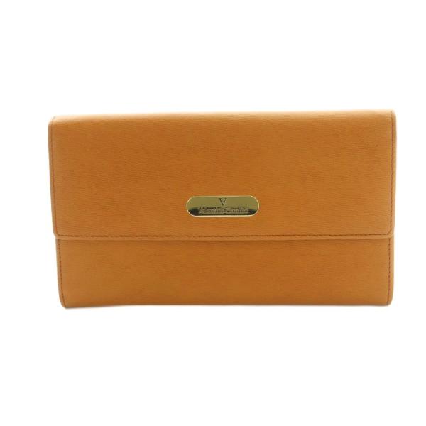 バレンチナカーディナル Valentina Cardinal 長財布 フラップ 小銭入れ 茶 /MI ■MA レディース【表記サイズ】表記なし【実寸サイズ】ヨコ：19cm　タテ：11cm　マチ：2.5cm　　【色】茶【状態】前後上部に薄汚れ...
