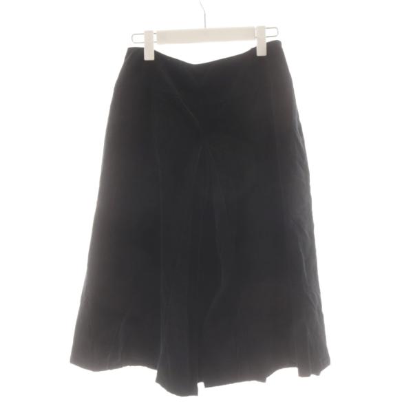 ホコモモラ JOCOMOMOLA スカート 42 黒 ブラック 無地 フレア ひざ丈 /AN39 ■MA レディース【ブランド】ホコモモラ JOCOMOMOLA【表記サイズ】42【実寸サイズ】ウエスト：約66cm　ヒップ：約92cm　スカー...
