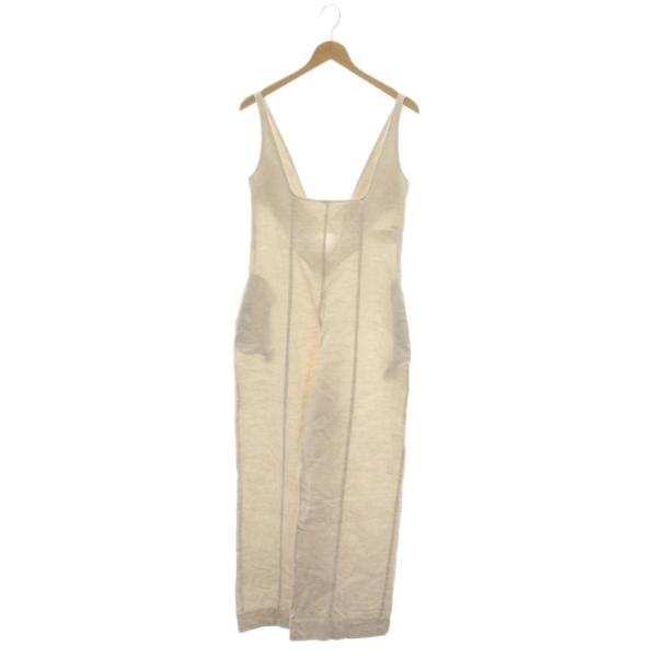 スナイデル SNIDEL オールインワン オーバーオール リネン混 1 オフホワイト アイボリー /YM ■MA レディース【ブランド】スナイデル SNIDEL【表記サイズ】1【実寸サイズ】身幅41cm　胸元から股45cm　もも幅29cm　...