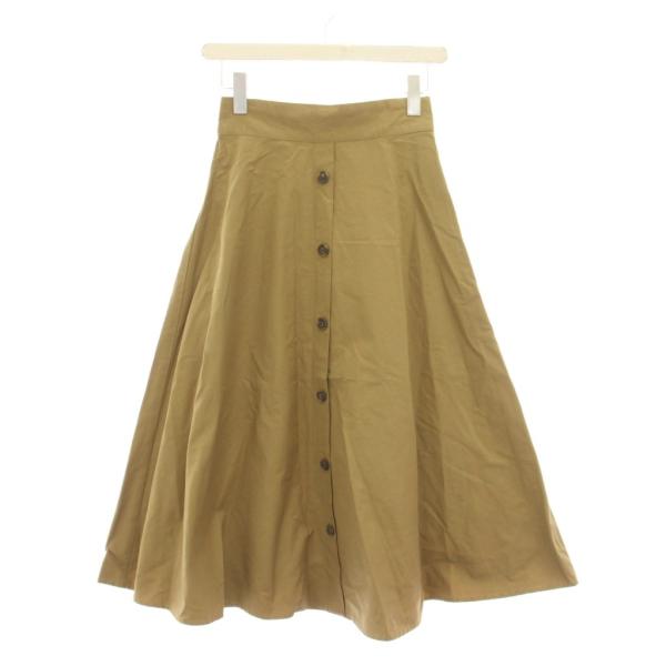 ナノユニバース nano universe フレアスカート ロング 38 ベージュ /YM ■MA レディース【ブランド】ナノユニバース nano universe【表記サイズ】38【実寸サイズ】ウエスト：60cm　ヒップ：82cm　スカー...