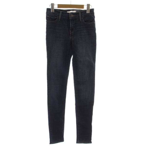 リーバイス Levi's SHAPING SKINNY デニム スキニー 24 青 長ズボン フルレングス /GG  ■MA レディース【ブランド】リーバイス Levi's【表記サイズ】24【実寸サイズ】ウエスト：62cm　もも幅：21cm...
