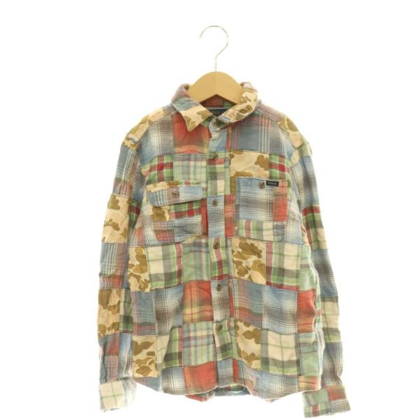 ポロ ラルフローレン POLO RALPH LAUREN シャツ 長袖 前開き チェック 7 マルチカラー /NR ■MA キッズ【ブランド】ポロ ラルフローレン POLO RALPH LAUREN【表記サイズ】7【実寸サイズ】肩幅：36....