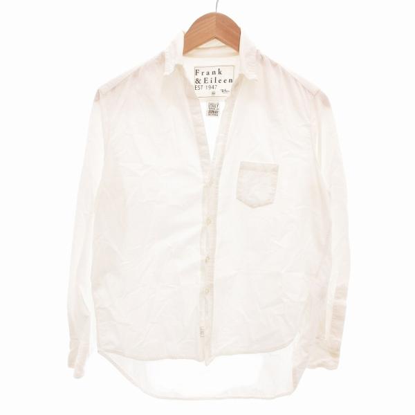 フランク&amp;アイリーン Frank&amp;Eileen RHC ロンハーマン 別注 オープンカラーシャツ 開襟 長袖 S 白 ホワイト /FF IBO70 メンズ【ブランド】フランク&amp;アイリーン Frank&amp;Eile...