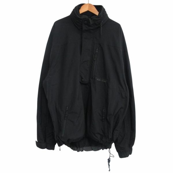 ポロスポーツ POLO SPORT ラルフローレン 90s ヴィンテージ アノラック マウンテンパーカー ナイロン フード収納 黒 ブラック L【ブランド】ポロスポーツ POLO SPORT【表記サイズ】L【実寸サイズ】肩幅：60cm　身幅...