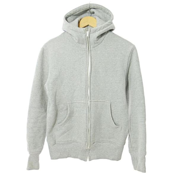 アタックザマインドセブン atack the mind 7 パーカー スウェット ジャケット ジップアップ フーディ 裏起毛 2 グレー 0916 メンズ【表記サイズ】2【実寸サイズ】肩幅：約46cm　身幅：約54cm　袖丈：約60cm　着...