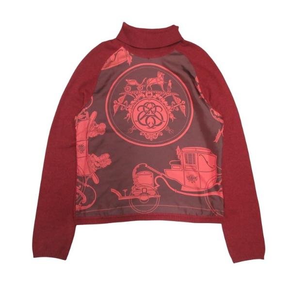 エルメス マルジェラ期 EX LIBRIS エクスリブリス ツイルレーヌ ニット セーター カシミヤシルク 長袖 国内正規 ボルドー LA ■MNK1【ブランド】エルメス HERMES【表記サイズ】LA※実寸サイズをご確認ください。【実寸サ...