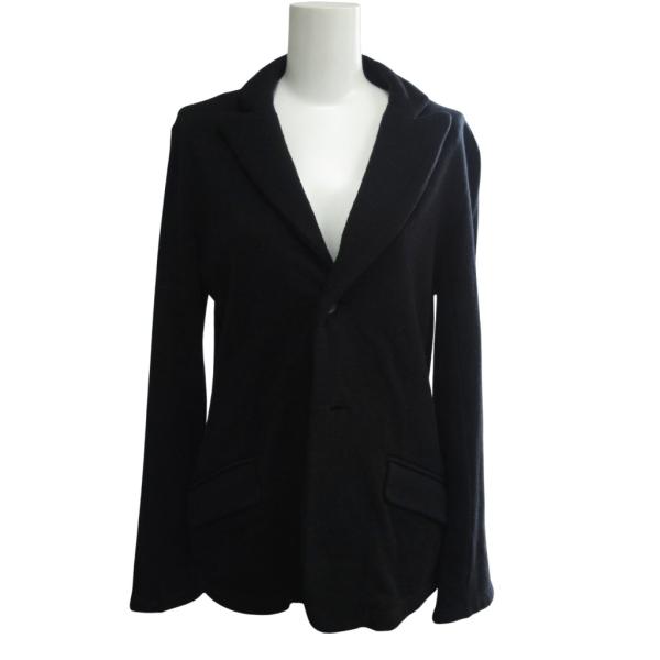 ヨウジヤマモト YOHJI YAMAMOTO FEMME 24SS スーピマコットン パイル ボタン ジャージー テーラードジャケット FS-T43-079 ブラック 2【ブランド】ヨウジヤマモト YOHJI YAMAMOTO【表記サイズ】...