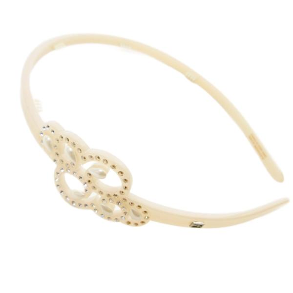 アレクサンドル ドゥ パリ ALEXANDRE DE PARIS カチューシャ ビジュー ラインストーン装飾 ベージュ 1209 IBO86 レディース【表記サイズ】サイズ表記なし【実寸サイズ】モチーフ部分の大きさ約4.5×約2.7cm　【...