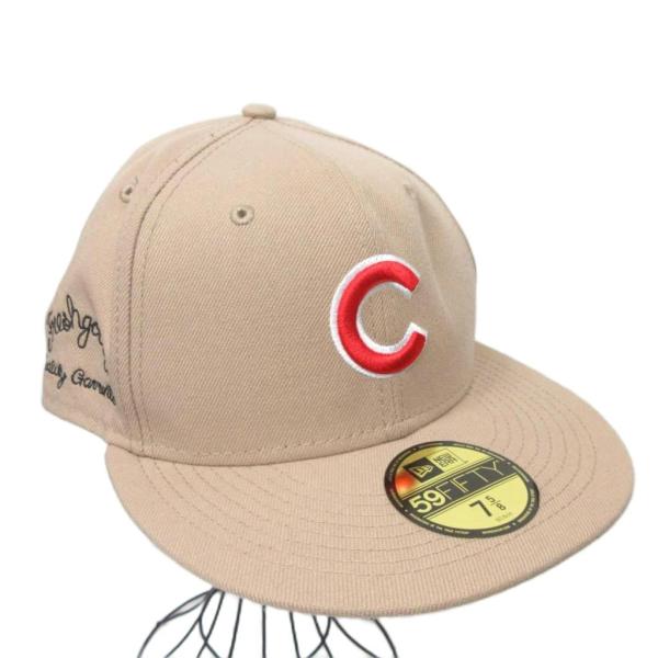 未使用品 ニューエラ NEW ERA 59FIFTY × Joe Freshgood MLB CUBS カブス ベースポールキャップ 帽子 ベージュ ７5/8 IBO86 メンズ【ブランド】ニューエラ NEW ERA【表記サイズ】7 5/8...