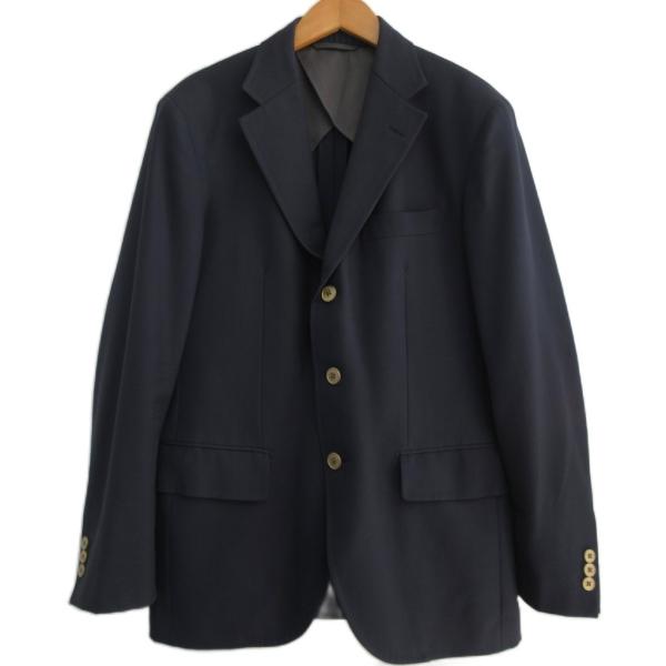 トゥモローランド TOMORROWLAND PILGRIM 現行 DORMEUIL ドーメル地 ウール ブレザー ジャケット 紺ブレ 金ボタン ネイビー44【ブランド】トゥモローランド TOMORROWLAND【表記サイズ】44【実寸サイズ...