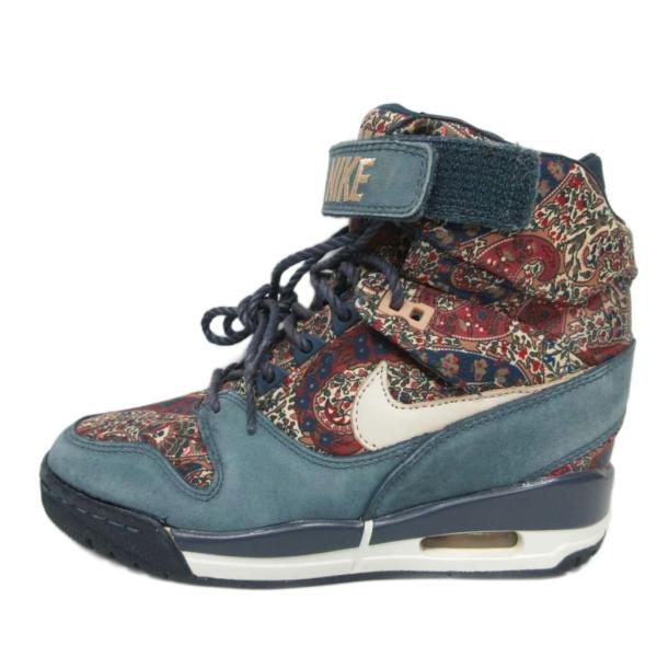 ナイキ NIKE 希少 AIR REVOLUTION SKY HI LIBERTY  スニーカー ハイカット US6 23cm 632181-402 レディース【ブランド】ナイキ NIKE【表記サイズ】US6 23cm【実寸サイズ】最大幅：...