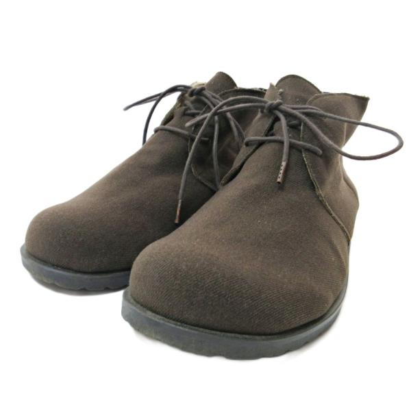 フェリクール fericoeur チャッカーブーツ ショートブーツ キャンバス LL ブラウン 茶 1224 レディース【表記サイズ】LL/約24.5cm【実寸サイズ】最大幅：約9.5cm　アウトソール：約27cm　　【素材】キャンバス【色...