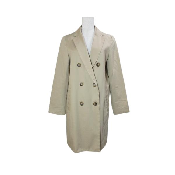 スローブ イエナ SLOBE IENA  スプリングコート ダブル ロング VELLUTO DUCA VISCONTI DI MODRONE ベージュ 38 M相当 /X レディース【ブランド】スローブ イエナ SLOBE IENA 【表記...