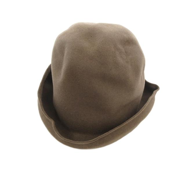 未使用品 キジマタカユキ KIJIMATAKAYUKI タグ付き フェルトマウンテンハット FELT MOUNTAIN HAT 帽子 ウール 2 カーキ /FF 【ブランド】キジマタカユキ KIJIMATAKAYUKI【表記サイズ】2【実寸...