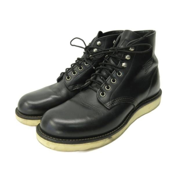 レッドウィング REDWING 8165 クラシックラウンド アイリッシュセッター ブーツ シューズ レザー US8 26.0cm 黒 ブラック ■MNK4【ブランド】レッドウィング REDWING【表記サイズ】US8 26.0cm【実寸サ...