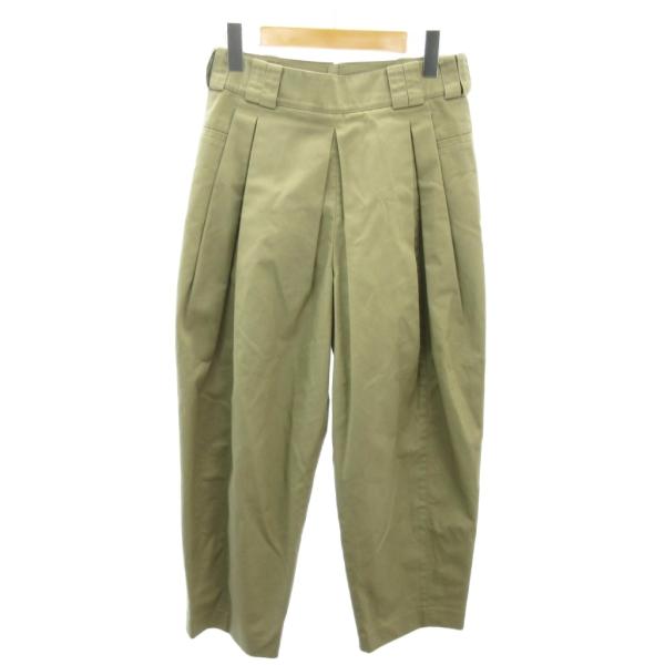 アレキサンダーワン ALEXANDER WANG チノパン パンツ テーパード タック 6 ベージュ 0220 ■IBO90 レディース【ブランド】アレキサンダーワン ALEXANDER WANG【表記サイズ】6【実寸サイズ】ウエスト：約7...