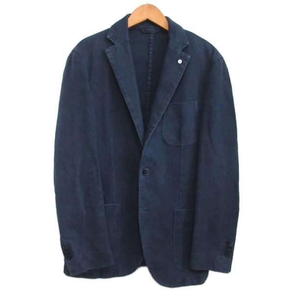 エルビーエム1911 L.B.M.1911 インディゴ染め テーラードジャケット ブレザー インディゴブルー 青 46 約M メンズ【ブランド】エルビーエム1911 L.B.M.1911【表記サイズ】46【実寸サイズ】肩幅：43cm　身幅：...