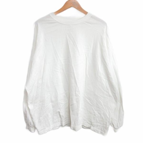 EVCON 1LDK Tシャツ カットソー 長袖 白 ホワイト 2 メンズ【表記サイズ】2【実寸サイズ】肩幅：61cm　身幅：72cm　着丈：71cm　袖丈：54cm　　【素材】コットン100%【色】白 ホワイト【仕様】--【状態】・使用時...