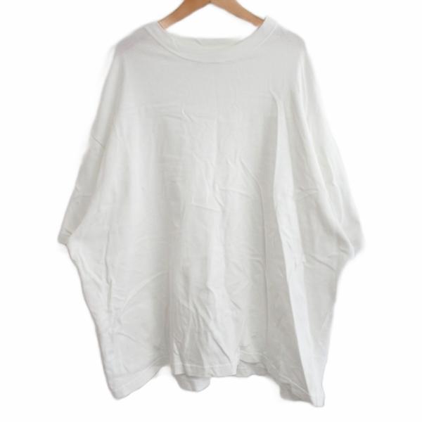 EVCON 1LDK Tシャツ カットソー 半袖 白 ホワイト 3 メンズ【表記サイズ】3【実寸サイズ】肩幅：63cm　身幅：74cm　着丈：75cm　袖丈：23cm　　【素材】コットン100%【色】白 ホワイト【仕様】--【状態】・使用時...