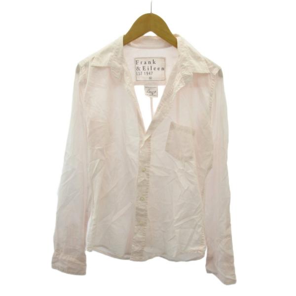 フランク&amp;アイリーン Frank&amp;Eileen Barry ロンハーマン取扱 美品 シャツ ブラウス シースルー 長袖 XS ピンク 0304 IBO92 レディース【ブランド】フランク&amp;アイリーン Frank&am...