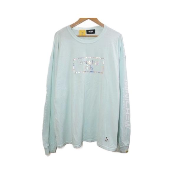 FR2 × MINTCREW エフアールツー×ミントクルー 19AW ロンT Tシャツ 長袖 カットソー Smoking kills プリント ワッペン クルーネック【表記サイズ】L【実寸サイズ】肩幅：62cm　身幅：62cm　着丈：72c...
