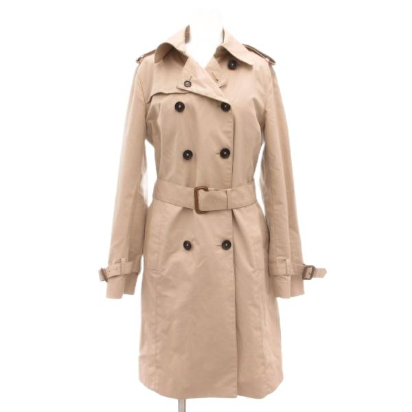 ブルックスブラザーズ BROOKS BROTHERS トレンチコート ミドル丈 ベルト 2 ベージュ /MG レディース【ブランド】ブルックスブラザーズ BROOKS BROTHERS【表記サイズ】2【実寸サイズ】肩幅：40cm　身幅：46...