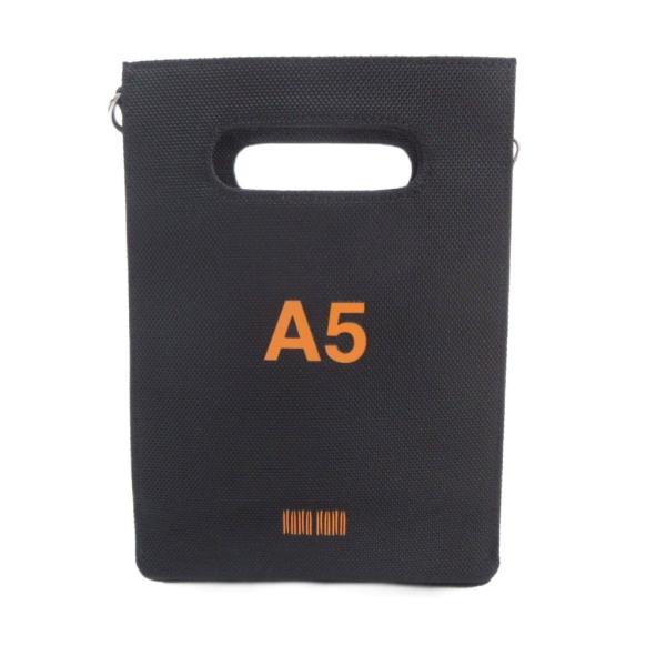NaNa-NaNa 美品 A5(RECYCLED POLYESTER) 3ways Bag 黒 ブラック /HW レディース【実寸サイズ】ヨコ：15cm　タテ：21cm　マチ：4cm　ショルダーの長さ：63cm　　【色】黒 ブラック 【仕様...