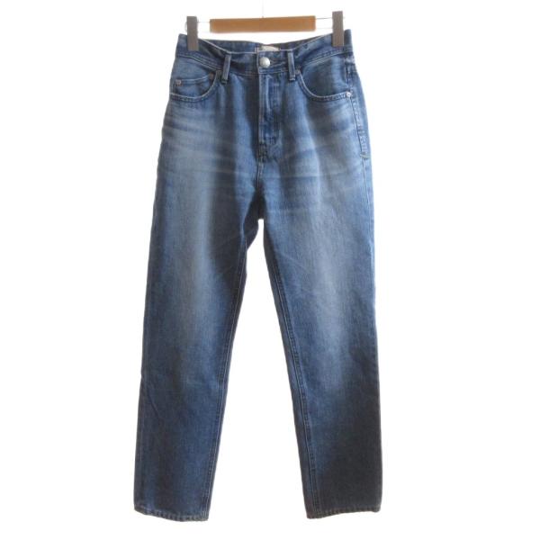 ヤヌーク YANUK HIGH WAIST ANETTE アネット 美品 ジーンズ デニムパンツ ウォッシュ加工 ストレートシルエット 24 青 ブルー /SJ【ブランド】ヤヌーク YANUK【表記サイズ】24【実寸サイズ】ウエスト：64c...