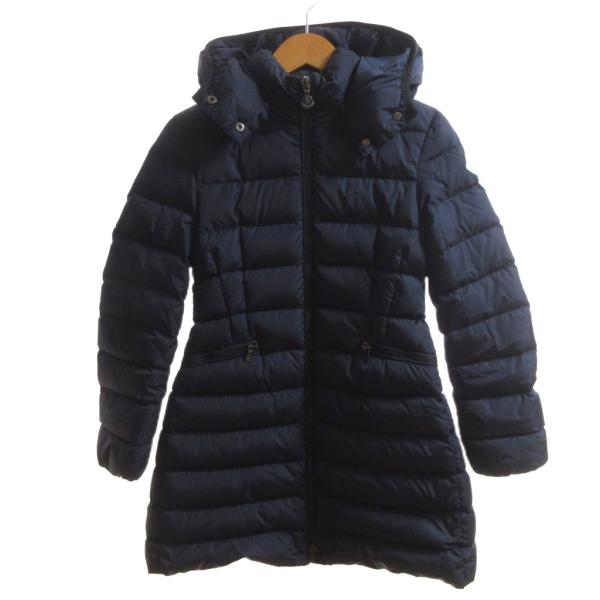 モンクレール MONCLER シャーパル CHARPAL ダウンコート フード付き ダウンジャケット 140 紺 ネイビー E29544990605 キッズ【ブランド】モンクレール MONCLER【表記サイズ】140【実寸サイズ】肩幅：36...