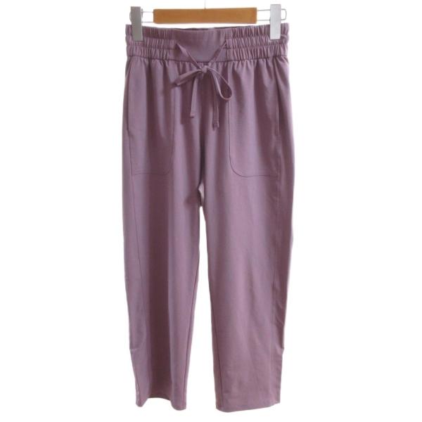 ルルレモン lululemon パンツ 4 ピンク Pull-On イージー ストレート/HW レディース【ブランド】ルルレモン lululemon【表記サイズ】4【実寸サイズ】ウエスト：64cm　もも幅：56cm　裾幅：17cm　股上：3...