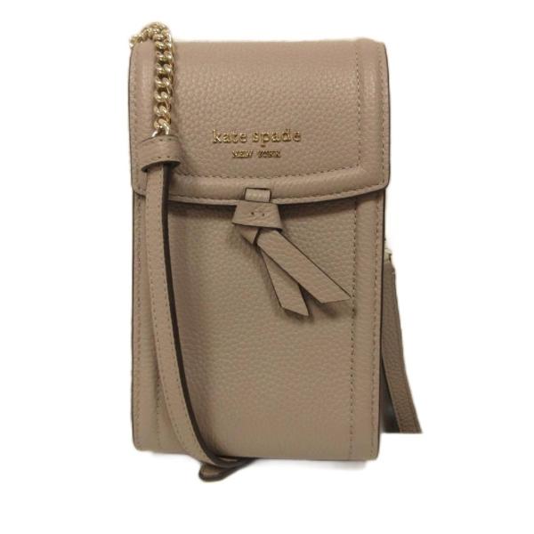 ケイトスペード KATE SPADE KNOTT ノット ノース サウス フォン クロスボディ ショルダーバッグ レザー ペールベラム レディース【ブランド】ケイトスペード KATE SPADE【実寸サイズ】持ち手の長さ：--cm　ヨコ：1...