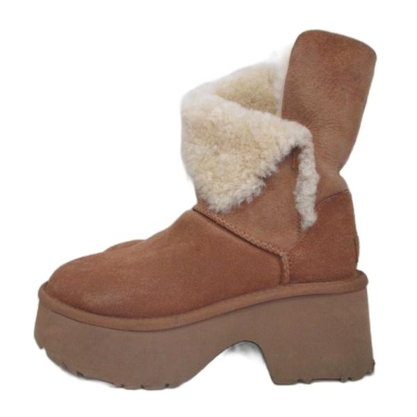 アグ オーストラリア UGG australia ESMEE BOOT エスミ―ブーツ ムートン 厚底 スエード US6 茶 ブラウン 1171533 レディース【ブランド】アグ オーストラリア UGG australia【表記サイズ】US...