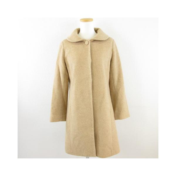 テチチ Te chichi ステンカラーコート ロング 長袖 ベージュ M *A249 レディース【ブランド】テチチ Te chichi【表記サイズ】M【実寸サイズ】肩幅：39cm　身幅：44cm　袖丈：58cm　着丈：85cm　　【素材】...