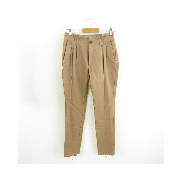 ビトゥン アップル バイ ブロンディ Bitten Apple by blondy ロングパンツ テーパード レースアップ 茶 M *E752 レディース【ブランド】ビトゥン アップル バイ ブロンディ Bitten Apple by bl...