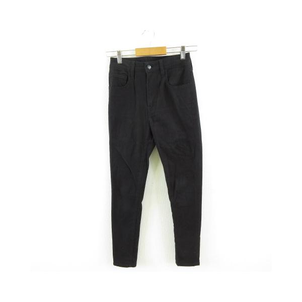 エレノア ELENORE スキニーパンツ ロング ストレッチ 黒 24 *A659 レディース【表記サイズ】24（日本サイズS相当）【実寸サイズ】ウエスト：62cm　もも幅：21cm　裾幅：12cm　股上：26cm　股下：67cm　　【素材...