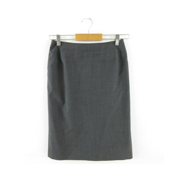 ワークフォーホリデイユナイテッドアローズ WORK FOR HOLIDAY UNITED ARROWS タイトスカート ひざ丈 チャコールグレー 36 レディース【ブランド】ワークフォーホリデイユナイテッドアローズ WORK FOR HOL...