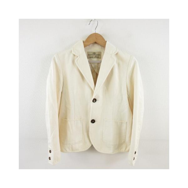 ネストローブ nest Robe テーラードジャケット 長袖 オフホワイト 白 *A570 メンズ【ブランド】ネストローブ nest Robe【表記サイズ】サイズ表記はございません【実寸サイズ】肩幅：39cm　身幅：46cm　袖丈：58cm...