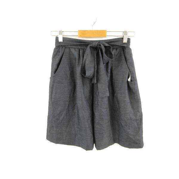 CHINOIS スカート ミニ フレア グレー 38 *T946 レディース【表記サイズ】38（日本サイズM相当）【実寸サイズ】ウエスト：67cm　ヒップ：90cm　スカート丈：48cm　　【素材】表地 ポリエステル83% 麻17%　裏地 ...