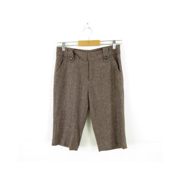 コムサイズム COMME CA ISM ハーフパンツ ツイード 茶 M *A768 レディース【ブランド】コムサイズム COMME CA ISM【表記サイズ】M【実寸サイズ】ウエスト：70cm　もも幅：24cm　裾幅：20.5cm　股上：2...