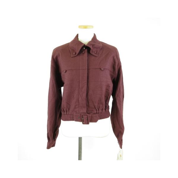 未使用品 SOLA ROLI ジャケット 長袖 茶 9 *T245 レディース【表記サイズ】9日本サイズM相当【実寸サイズ】肩幅：51cm　身幅：51cm　袖丈：55cm　着丈：51cm　　【素材】表地 毛100%　裏地 ポリエステル100...