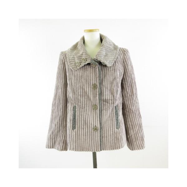 Florido vita ジャケット 長袖 茶 9AR *T91 レディース【表記サイズ】9AR日本サイズM相当【実寸サイズ】肩幅：39cm　身幅：51cm　袖丈：56cm　着丈：56cm　　【素材】表地 ポリエステル85% ナイロン15%...