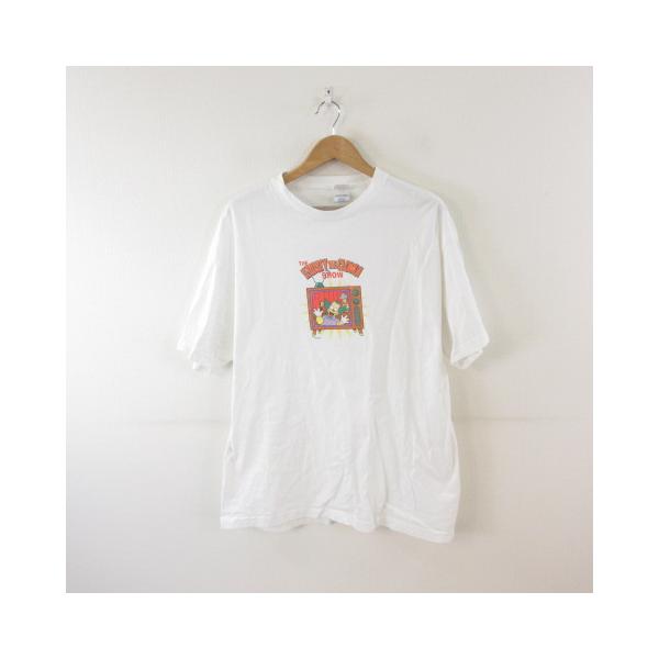 ALSTYLE APPAREL ＆ ACTIVEWEAR Tシャツ 半袖 プリント シンプソンズ 白 XL *T171 メンズ【表記サイズ】XL【実寸サイズ】肩幅：57cm　身幅：59cm　着丈：77cm　袖丈：23cm　　【素材】綿100...