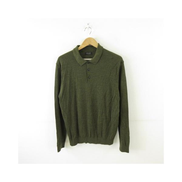 ザラマン ZARA MAN ニット カットソー 長袖 緑 XL *A959 メンズ【ブランド】ザラマン ZARA MAN【表記サイズ】EUR XL（日本サイズXL相当）USA XLMEX 44【実寸サイズ】肩幅：44cm　身幅：50cm　着...