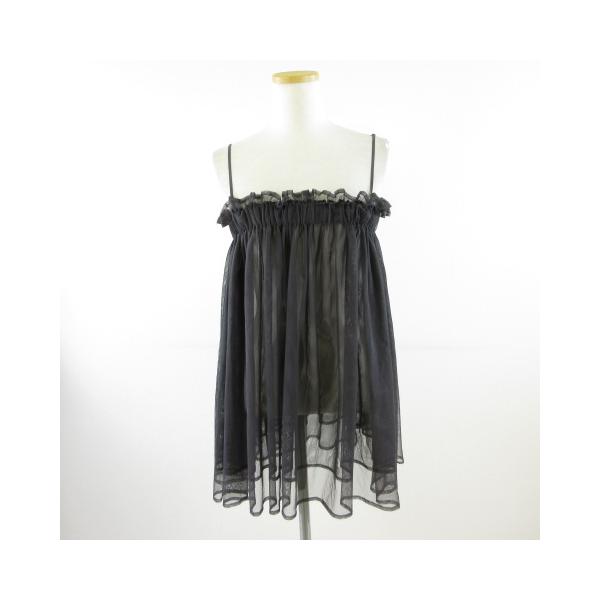 coca adapt retailing ビスチェ チュールトップス キャミソール グレー *T278 レディース【表記サイズ】ONE【実寸サイズ】身幅：37-cm　前身頃：60cm　総丈：74（調節可）cm　後身頃：60cm　　【素材】ポ...