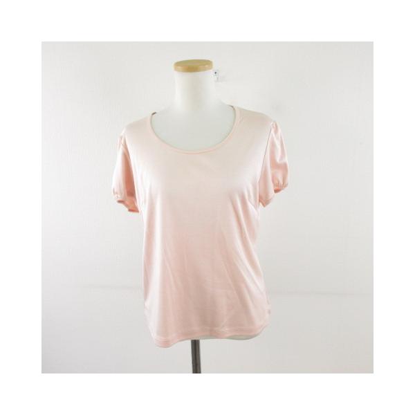 ベッペ スパダチーニ BEPPE SPADACINI シルクカットソー 半袖 ピンク 42 *A803 レディース【表記サイズ】42（日本サイズM相当）【実寸サイズ】肩幅：39cm　身幅：44cm　着丈：54cm　袖丈：16cm　　【素材】...
