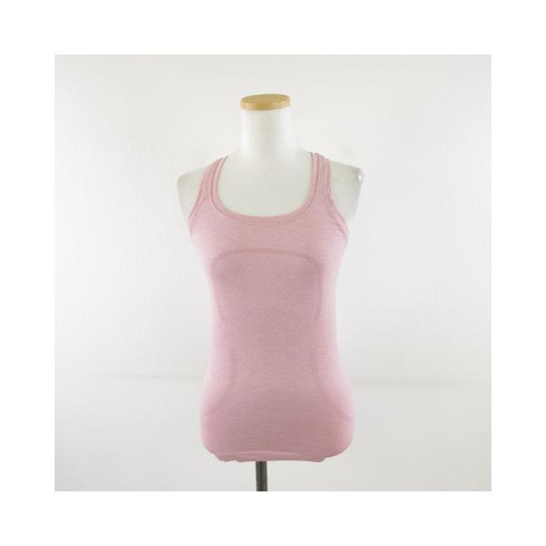 ルルレモン lululemon スポーツ ヨガウェア タンクトップ ピンク 2 *A136 レディース【ブランド】ルルレモン lululemon【表記サイズ】2 （日本サイズS相当）170/76A【実寸サイズ】身幅：34cm　総丈：58cm...